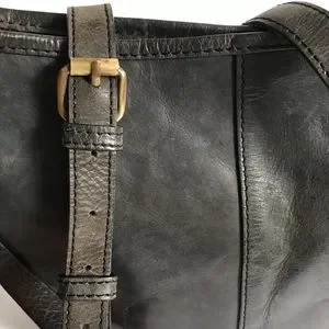 Born | Bags | Born Vintage Distressed Leather Hobo Crossbody Satchel ...